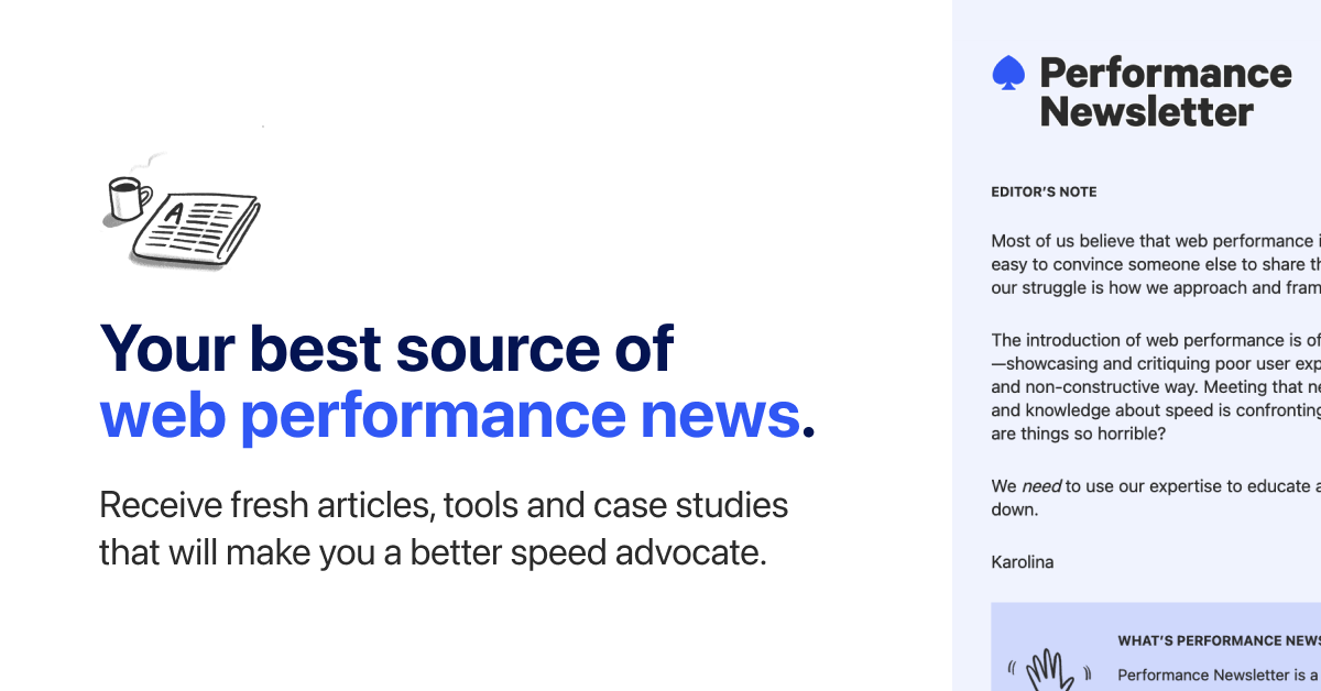Perf.Email | Your best source of web performance news